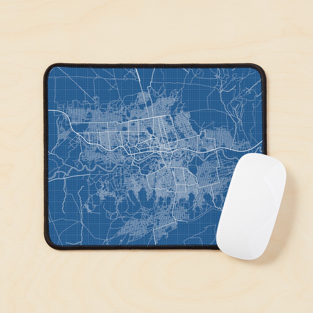 "Hargeisa City Map of Somalia - Blueprint" Poster for Sale by deMAP ...