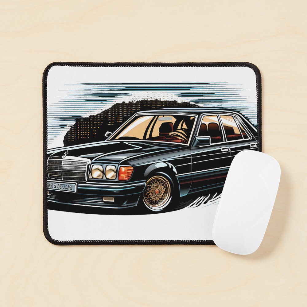 "Mercedes-Benz 500E W124 - Classic Retro Car" Sticker for Sale by ...