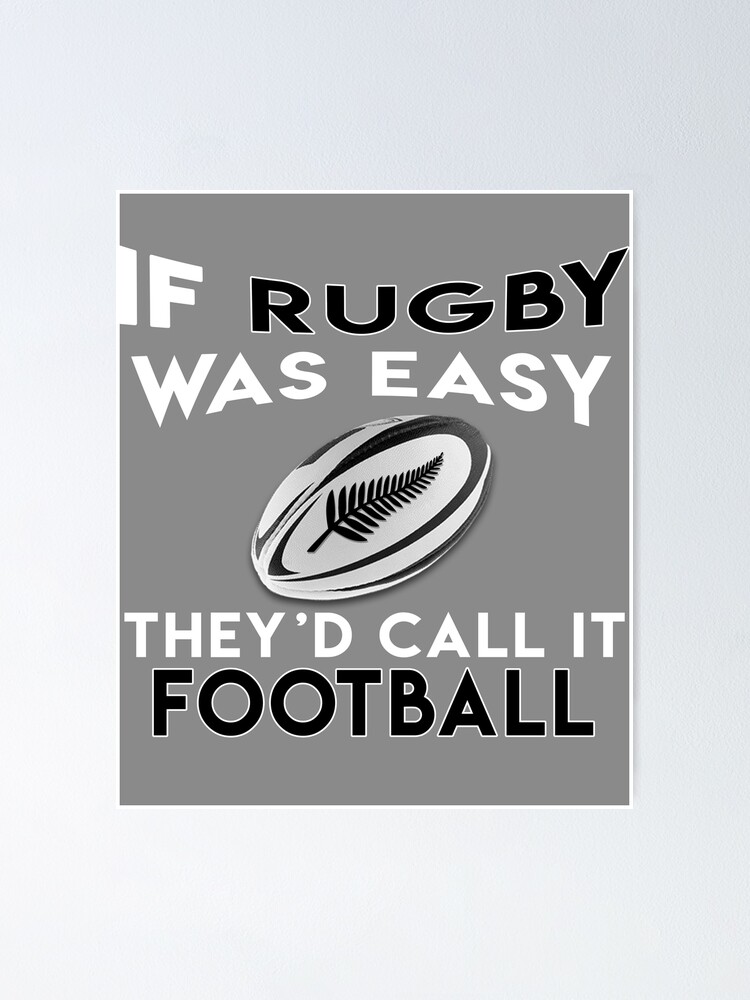 "I Love Rugby New Zealand" Poster by PopArtDesigns | Redbubble
