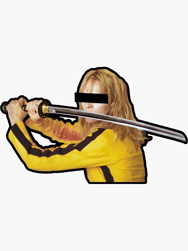 "Kill Bill" Sticker for Sale by lailaii | Redbubble
