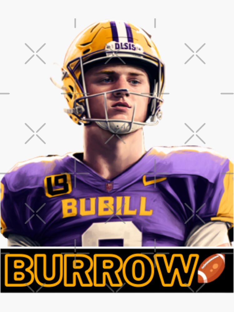"Joe Burrow Cigar LSÚ Football Team Fan , Joe Burrow Bengals " Sticker ...