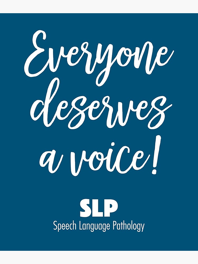 "Speech Therapist Gifts For SLP Month" Art Print by AAGraphics | Redbubble