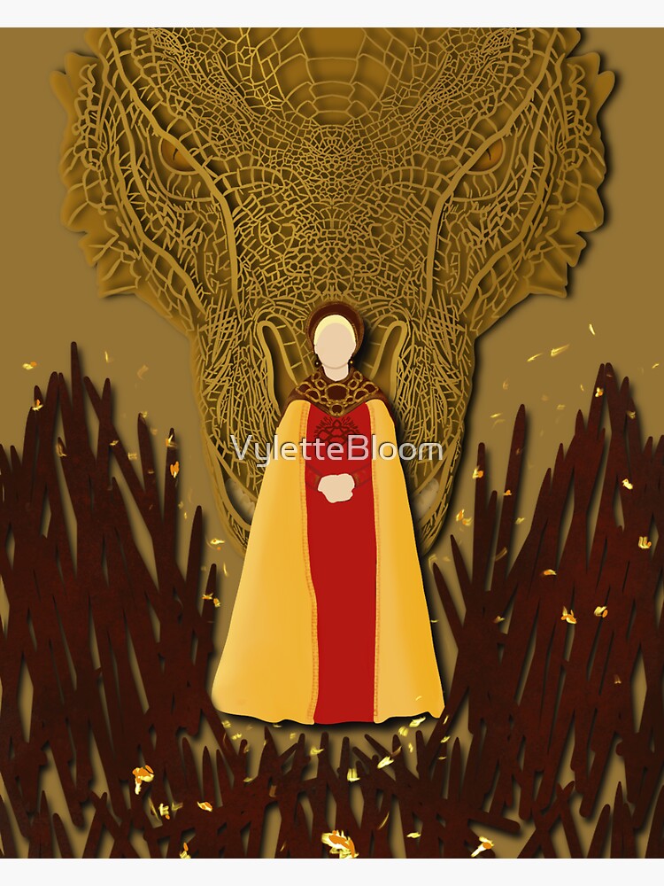 "Syrax and Rhaenyra Targaryen" Sticker for Sale by VyletteBloom | Redbubble