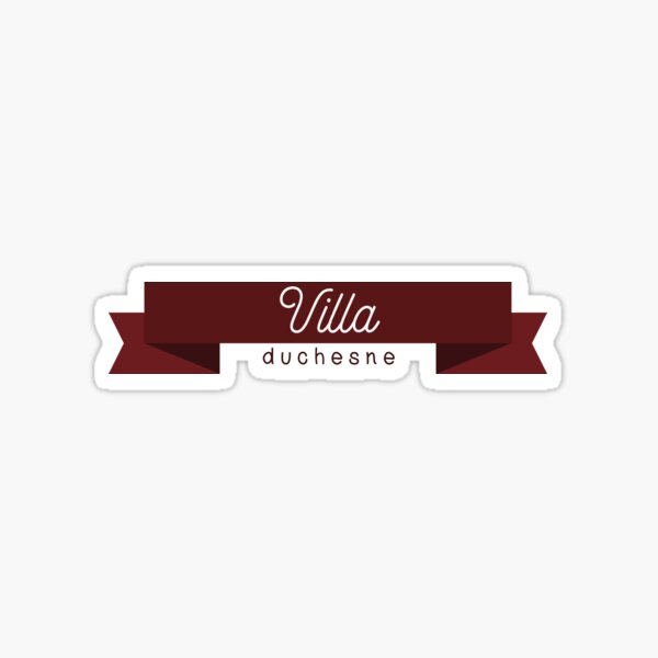 "Villa" Sticker by egusdesign | Redbubble