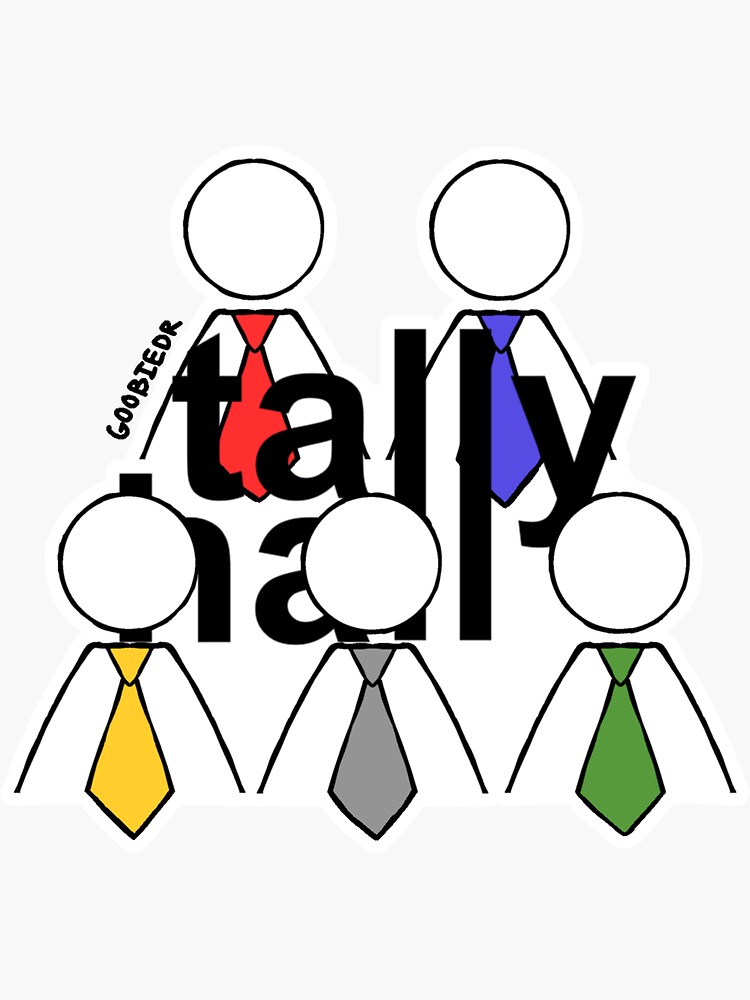 "Tally Hall Logo" Sticker for Sale by goobiedr | Redbubble
