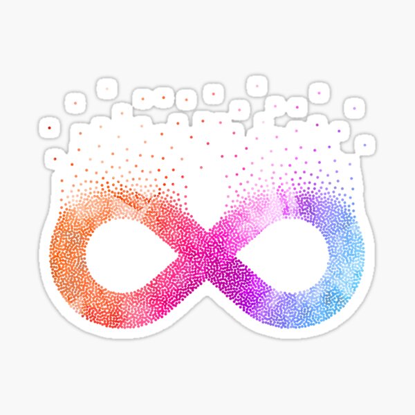 "Infinity Colorful Symbol" Sticker by PopArtDesigns | Redbubble