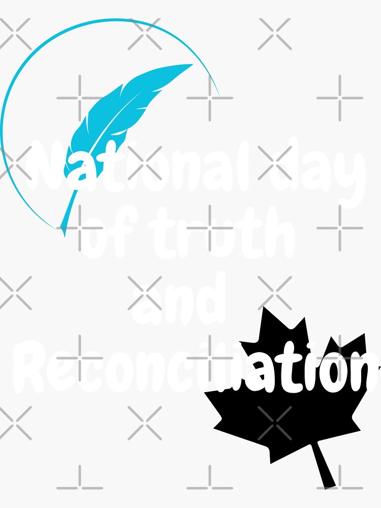 "National day of truth and Reconciliation" Sticker for Sale by Simo0455 ...