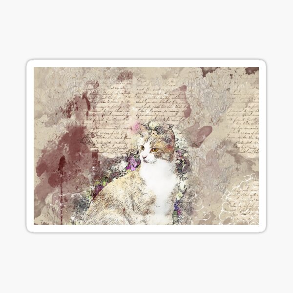 "Cat Collage" Sticker by LaFranceDesigns | Redbubble