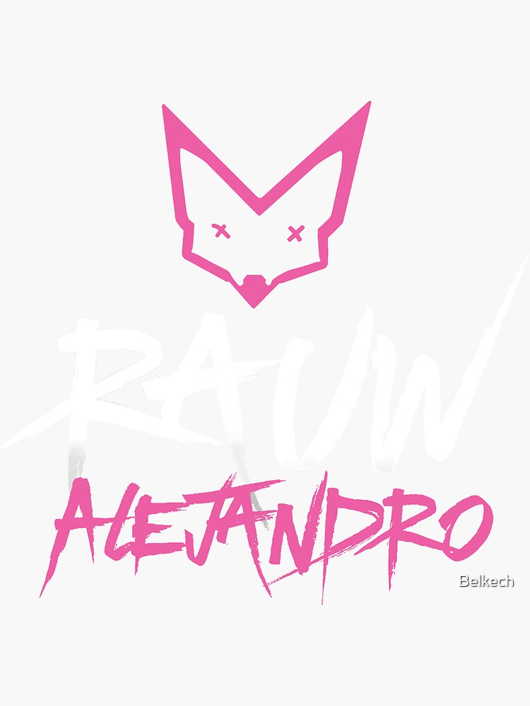 "Rauw Alejandro" Sticker for Sale by Belkech | Redbubble