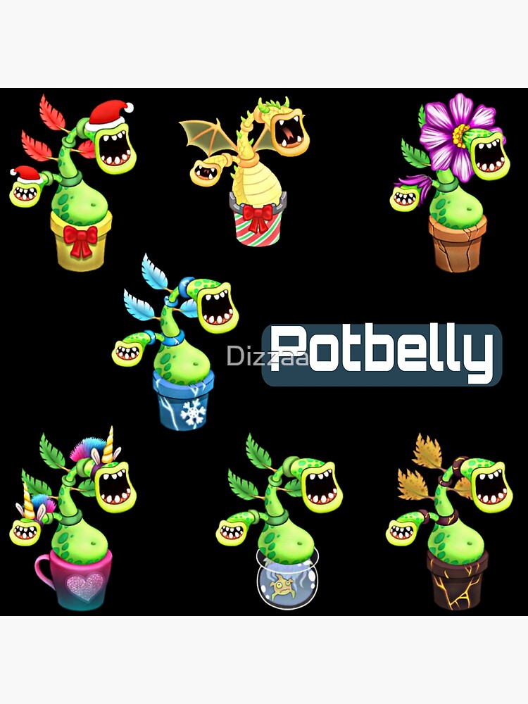 "My Singing Monsters characters Potbelly" Poster for Sale by Dizzaa ...