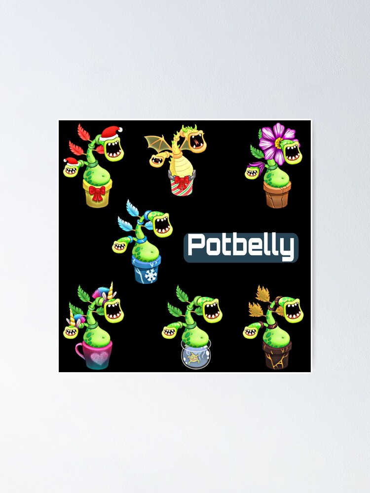 "My Singing Monsters characters Potbelly" Poster for Sale by Dizzaa ...