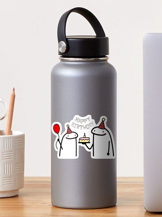 "Flork Happy birthday meme" Sticker for Sale by 17Secrets | Redbubble