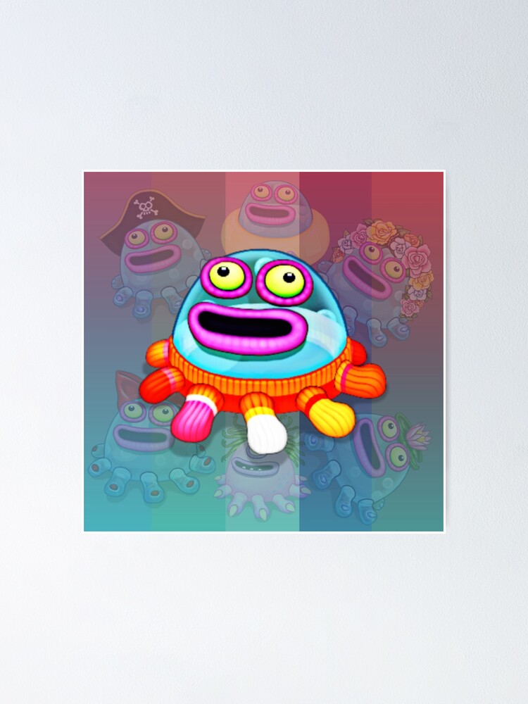 "My Singing Monsters character Toe Jammer" Poster for Sale by Dizzaa ...