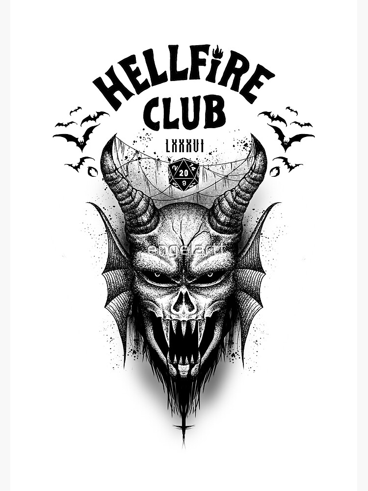 Hellfire Club logo fan art Premium Matte Vertical Poster sold by ...