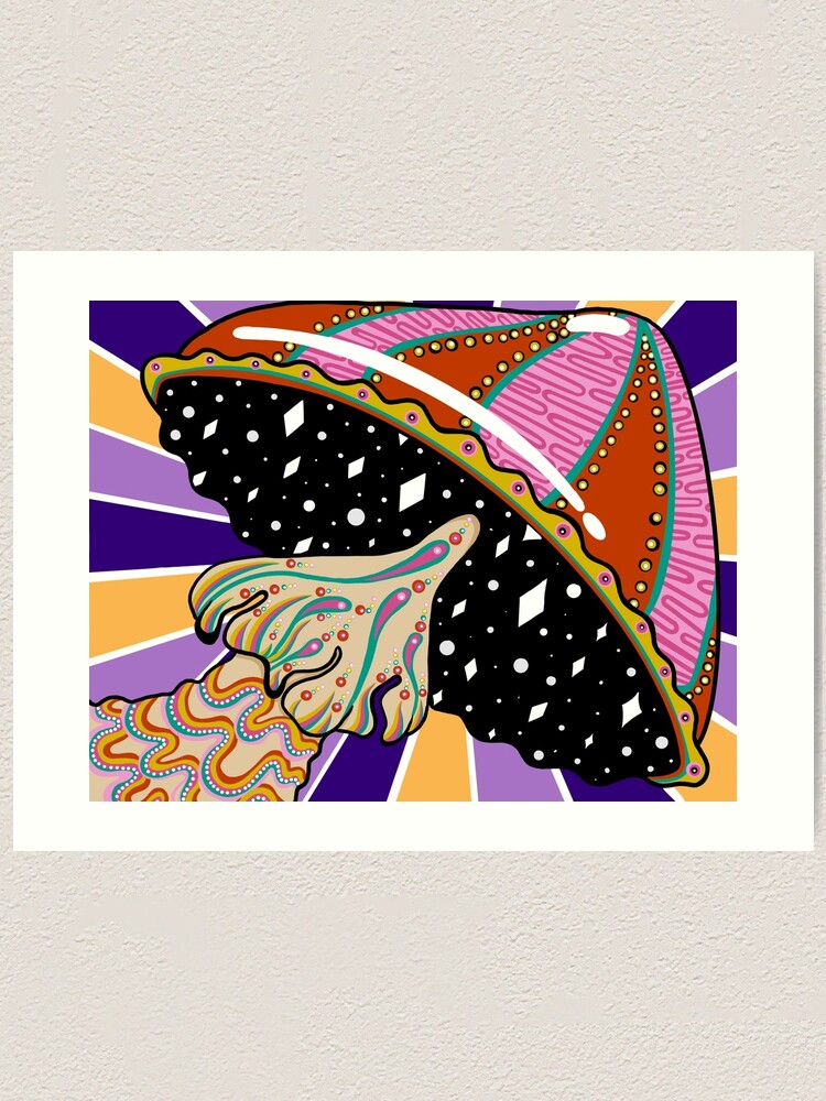 "Magic mushroom" Art Print for Sale by shousemaster | Redbubble