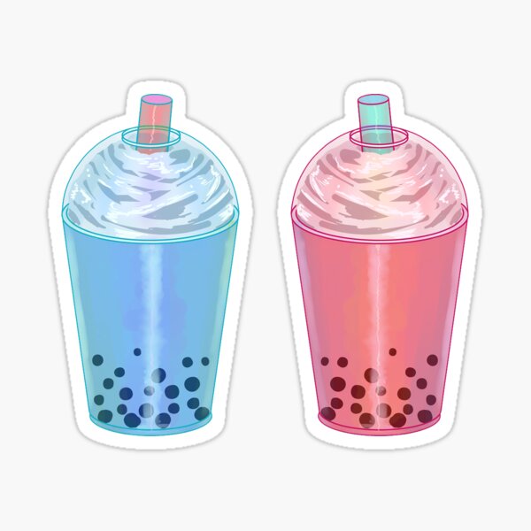"Bubble Tea Sticker Pack" Sticker for Sale by prismapansy | Redbubble