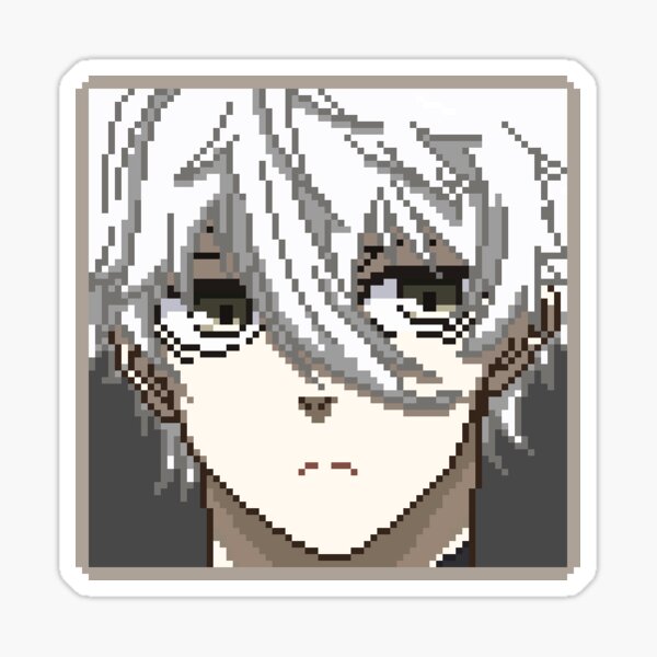 "Blue Lock Pixel - Nagi Seishiro" Sticker for Sale by FumioNazu | Redbubble