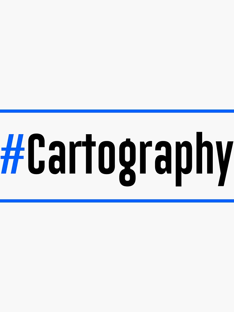 "Cartographer Cartography Tag" Sticker for Sale by NestaReign | Redbubble