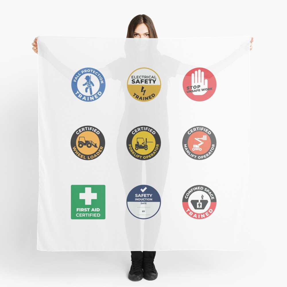 "Hard hat Safety badges, safety first" Sticker for Sale by Mqyou ...