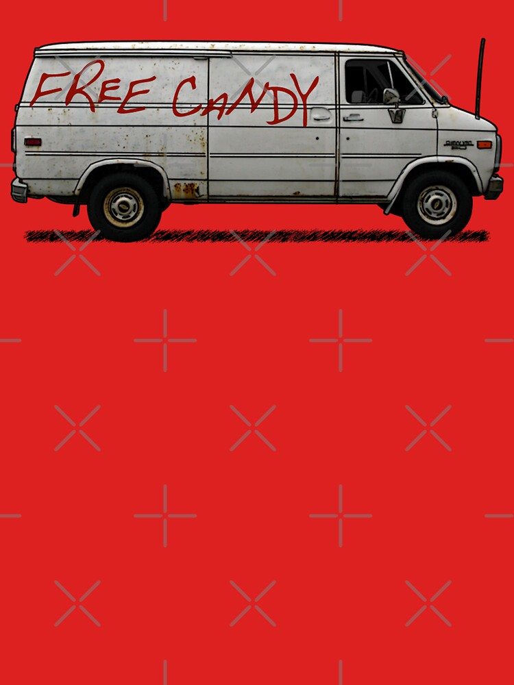 "Free Candy Van" T-shirt for Sale by jacobcdietz | Redbubble | creepy t ...