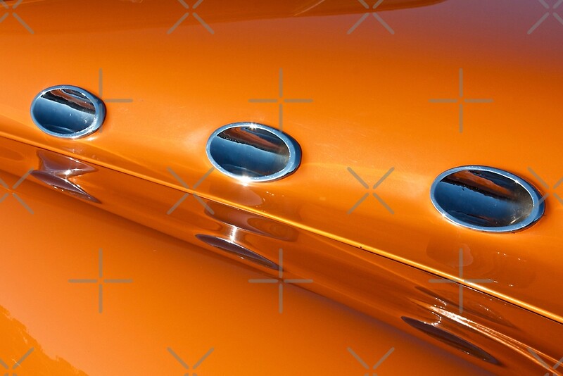 "Hot Rod Orange" by Linda Bianic | Redbubble