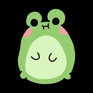 "Cute Kawaii Chubby Chonky Frog #1" Sticker for Sale by Annisa Yuwanda ...