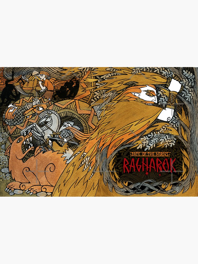 "Ragnarok" Sticker for Sale by fateofthenorns | Redbubble
