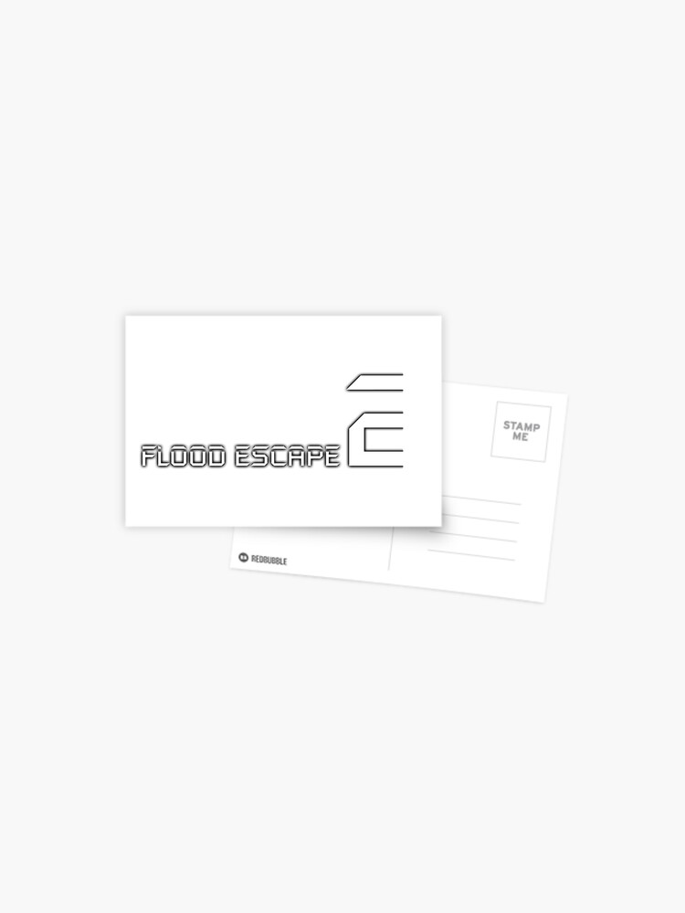 "Flood Escape 2 Logo" Postcard for Sale by crazyblox | Redbubble
