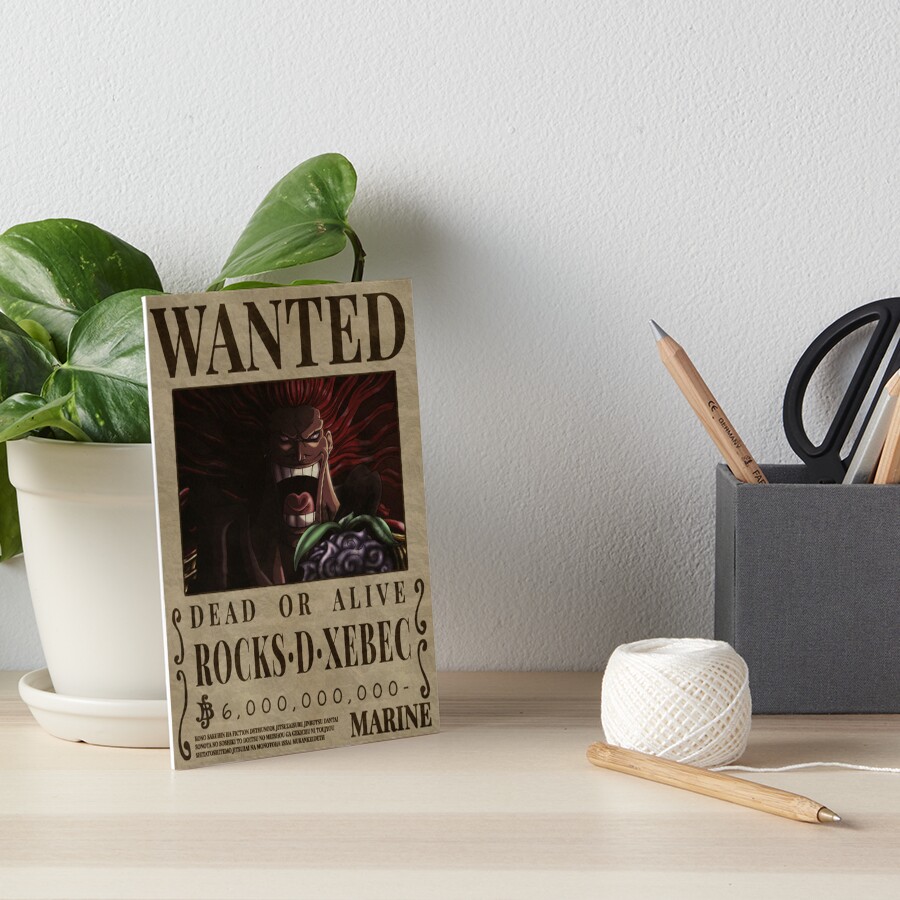 "Rocks D Xebec One Piece Bounty Rocks Wanted" Poster for Sale by One ...