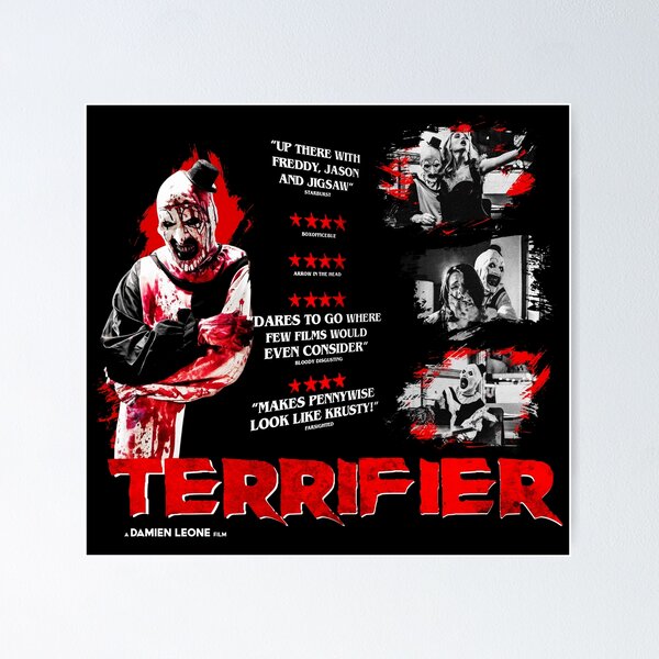 "Terrifier " Poster for Sale by VhsNeverDie | Redbubble