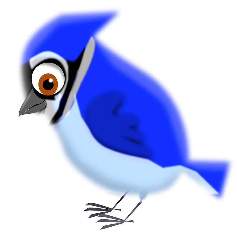 "Blue Jay" by wickedcartoons | Redbubble