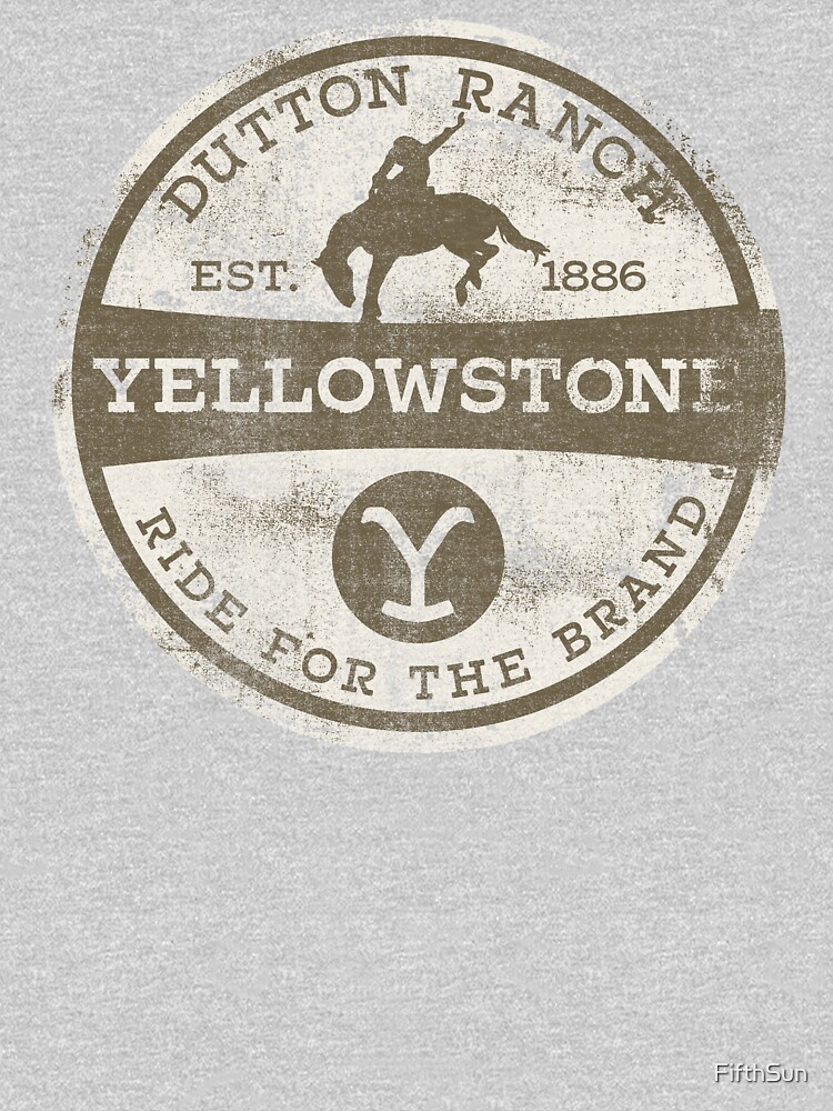YStone Dutton Ranch Ride For The Brand Distressed Design | Essential T ...