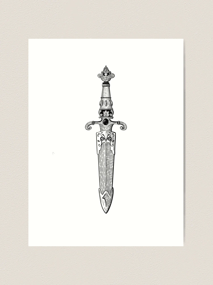 Victorian Dagger Tattoos