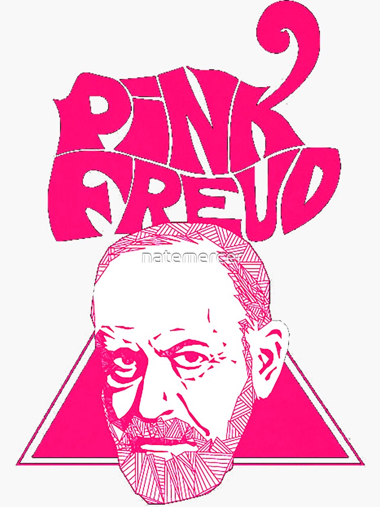 "awesome pink freud" Sticker for Sale by natemercer | Redbubble