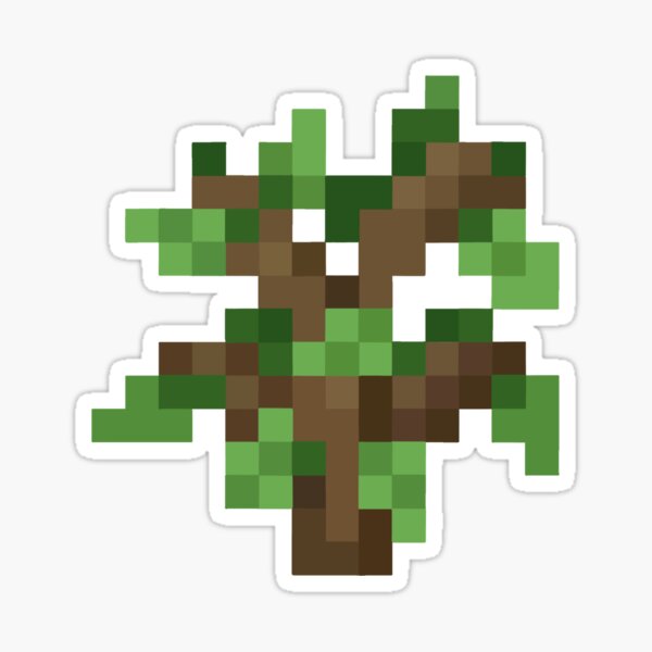 "MC Oak Sapling" Sticker for Sale by CoolCat167 | Redbubble
