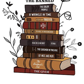 "Vintage I'm with the Banned, Reading Books Apparel, Book Lovers ...