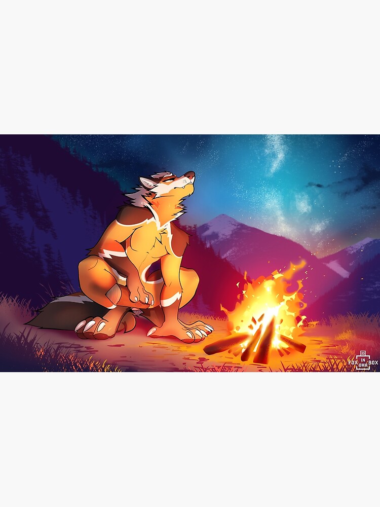"Werewolf Campfire Under Star Light" Photographic Print for Sale by ...