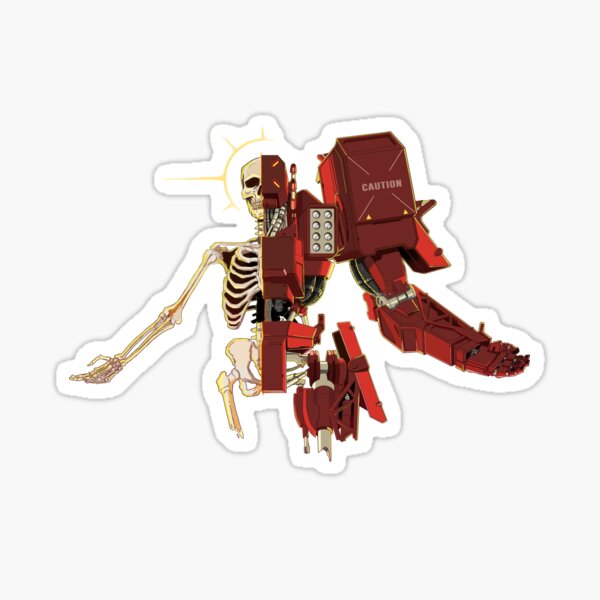 "OF MAN AND MACHINE" Sticker for Sale by ZackOnline | Redbubble