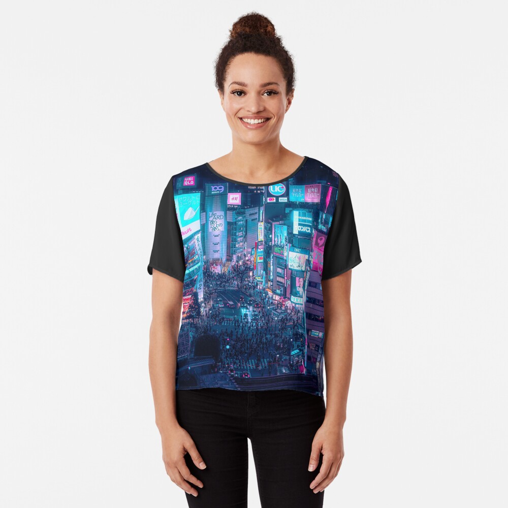 "Neo Tokyo - Shibuya Crossing" Sticker for Sale by TokyoLuv | Redbubble