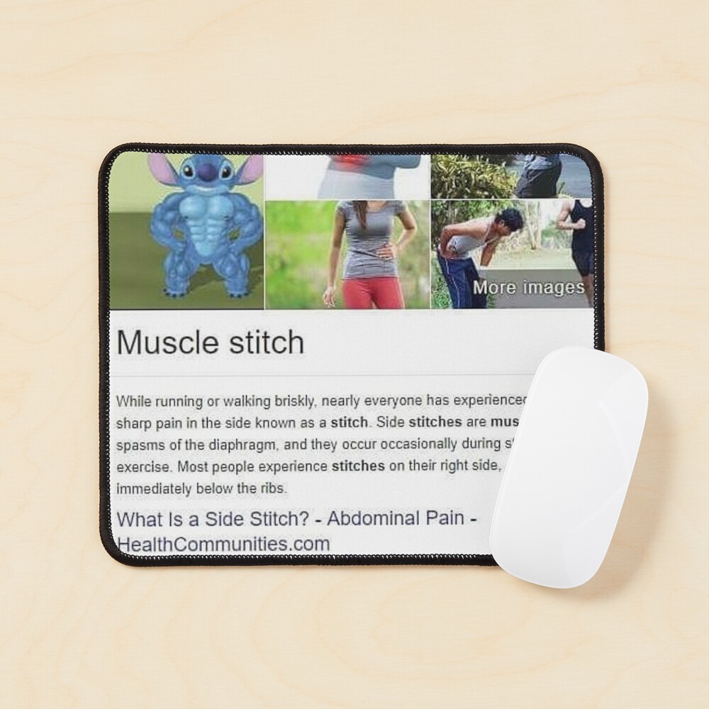 "muscle stitch" Sticker for Sale by MemeOfTheCrop | Redbubble