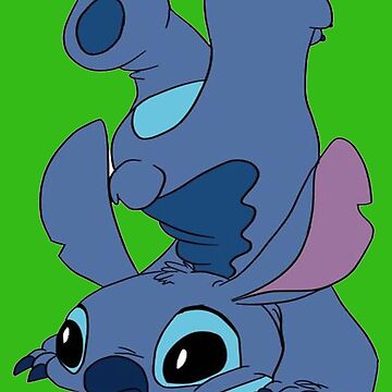 "stitch jump." Sticker for Sale by OscarReed26 | Redbubble
