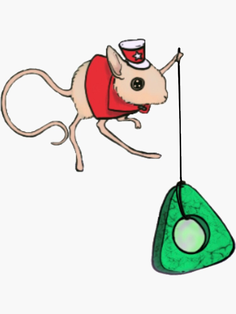"coraline circus mouse fan art" Sticker for Sale by Sophiarose95 ...