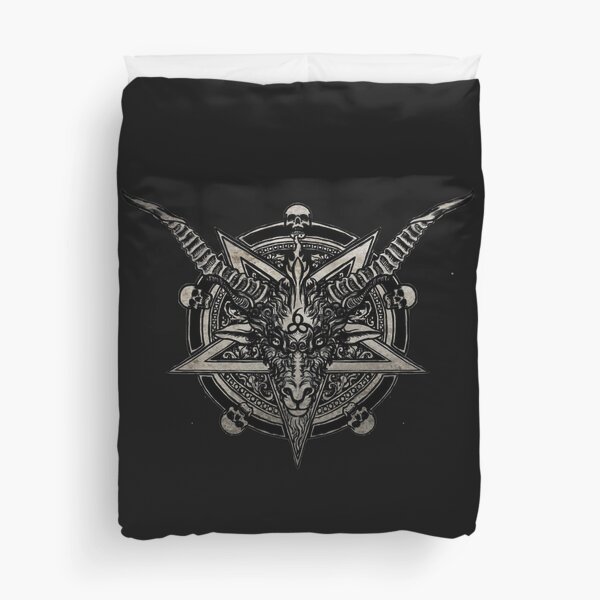 "666 Baphomet" Duvet Cover for Sale by ShayneoftheDead | Redbubble