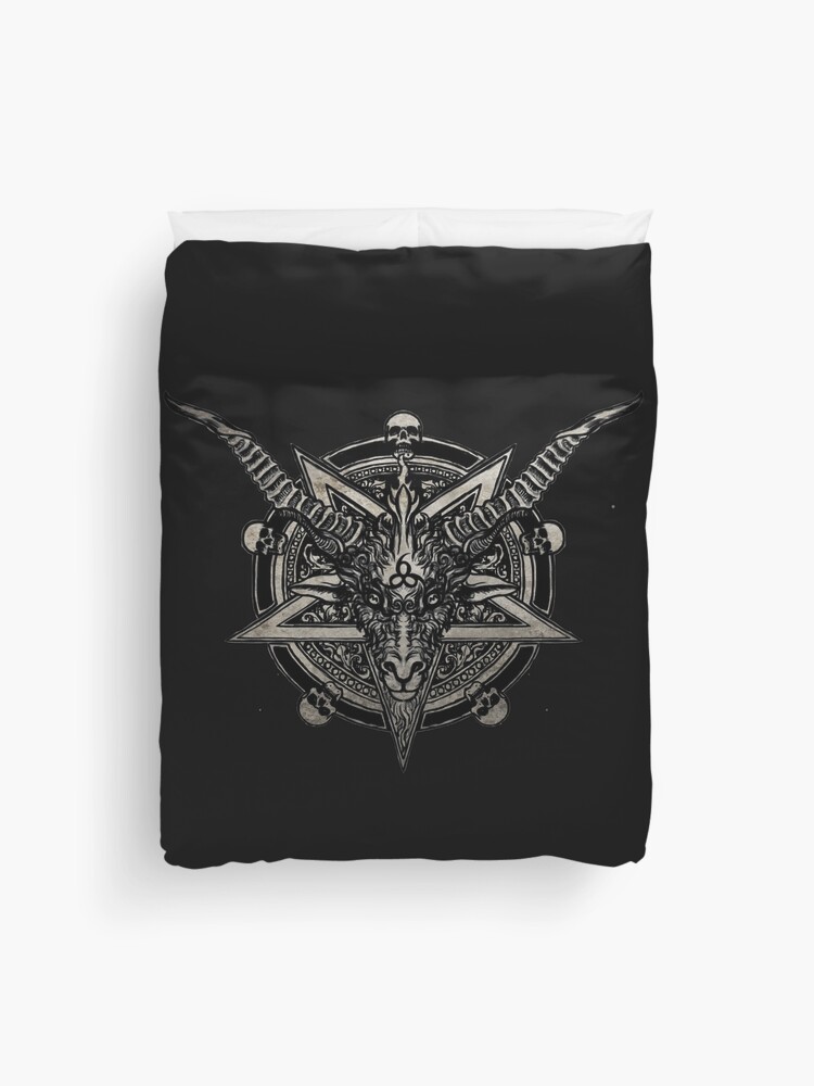 "666 Baphomet" Duvet Cover for Sale by ShayneoftheDead | Redbubble