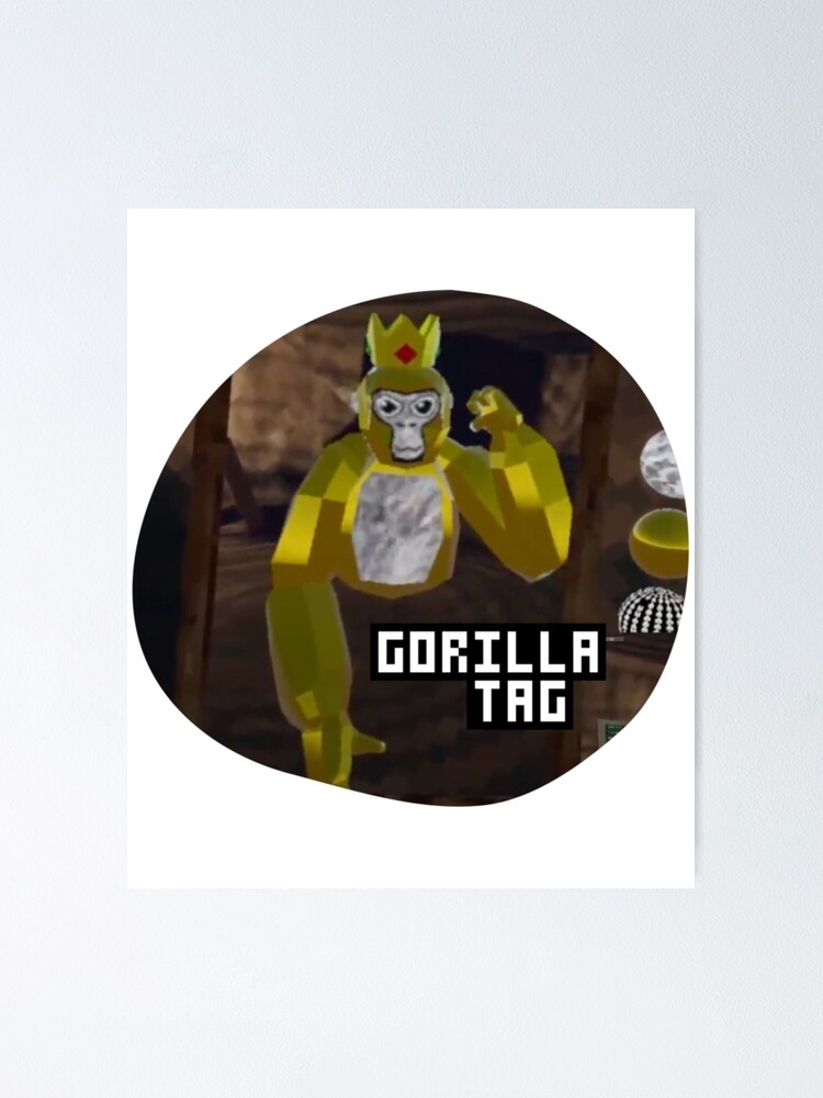 "Gorilla Tag Golden Gorilla Crown Shirt " Poster for Sale by ...