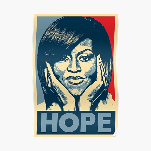 "michele obama" Poster for Sale by samkemel | Redbubble