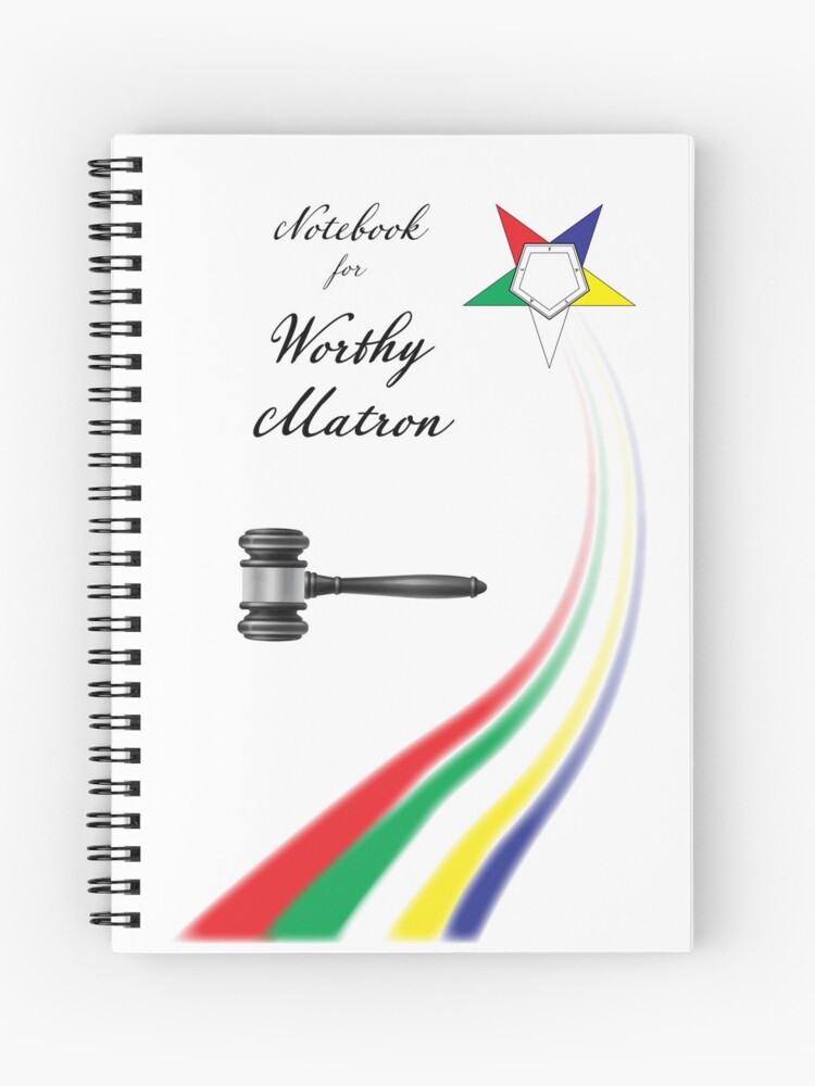 "Worthy Matron’s Notebook for Order of the Eastern Star, OES inspired ...
