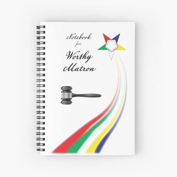 "Worthy Matron’s Notebook for Order of the Eastern Star, OES inspired ...