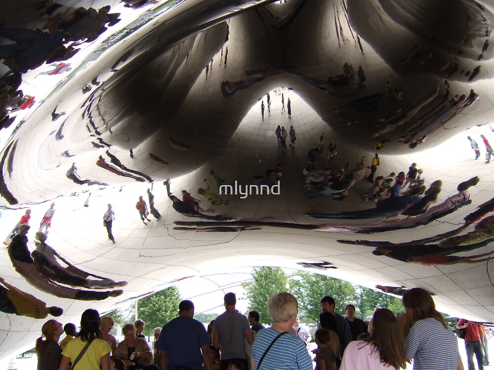 "INSIDE OF CLOUD GATE" by mlynnd | Redbubble