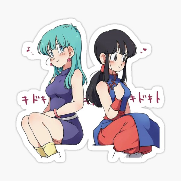"Bulma And Chichi a Bulma And Chichi a Bulma And Chichi" Sticker for ...